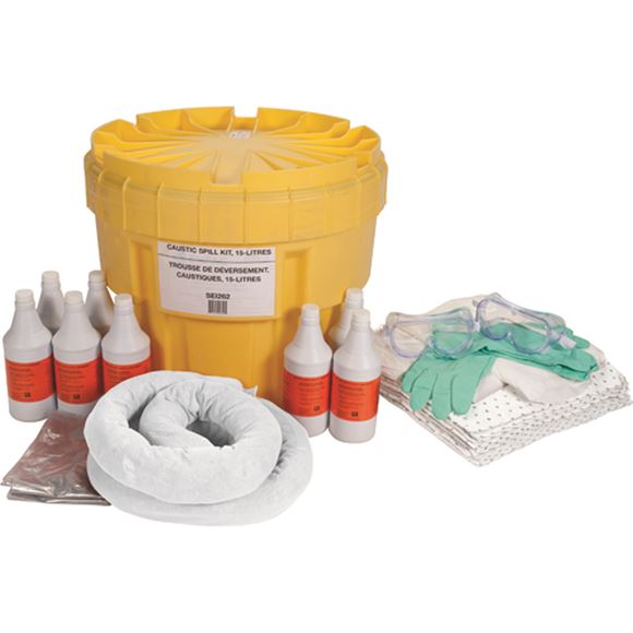 Safety - Zenith SEI262 20-Gallon Caustic Spill Kits - MDI