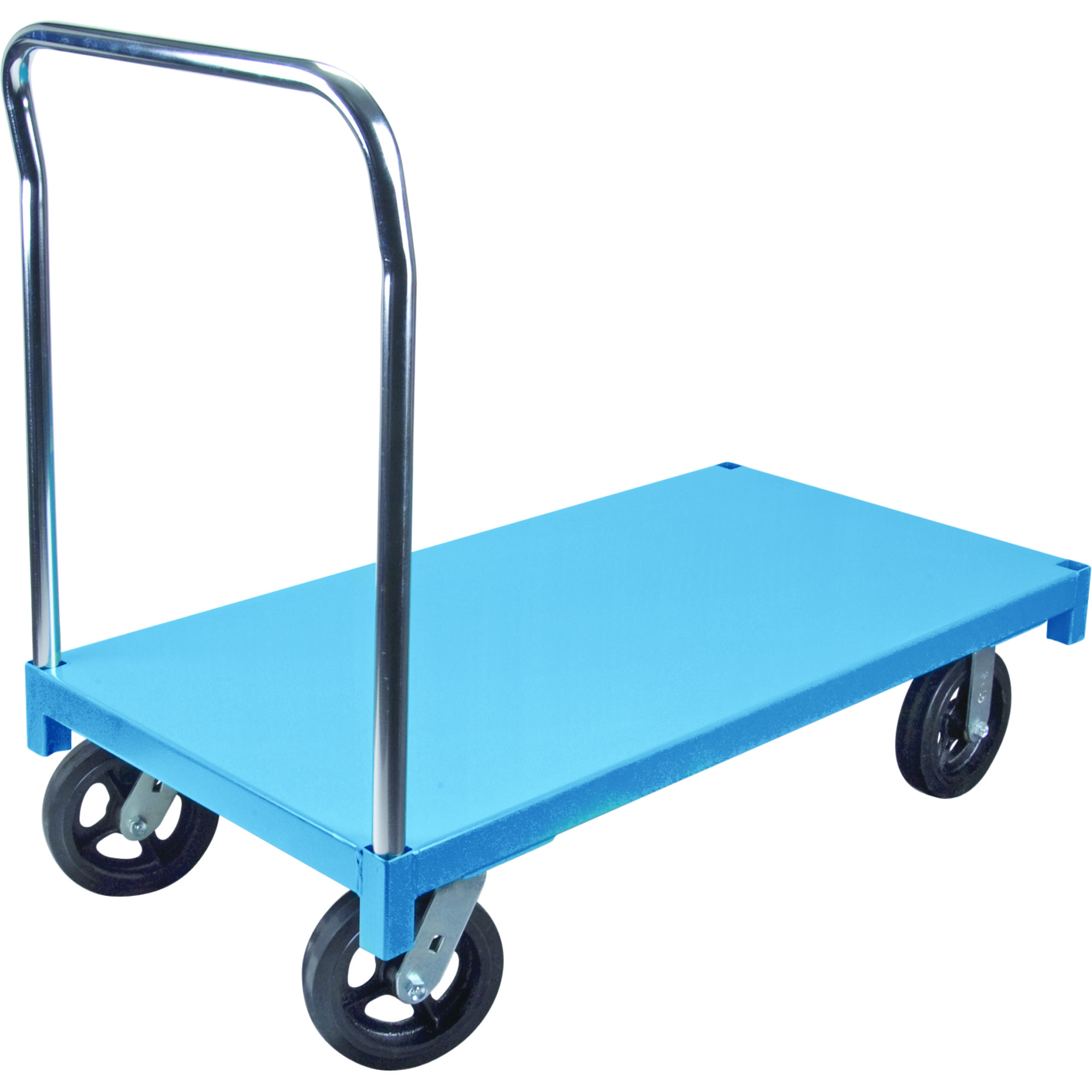 Chariots à plateforme en acier - Roulettes en caoutchouc moulé de 8 ...