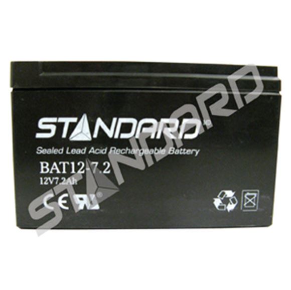 Standard Products 57337 BATTERY/12V/7.2Ah/0.188/TABS (BAT12-7.2) - MDI