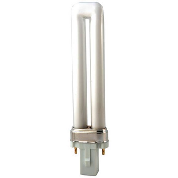CFL 7W Double Tube 2 pins 6500K G23 base Eiko 49211 - MDI