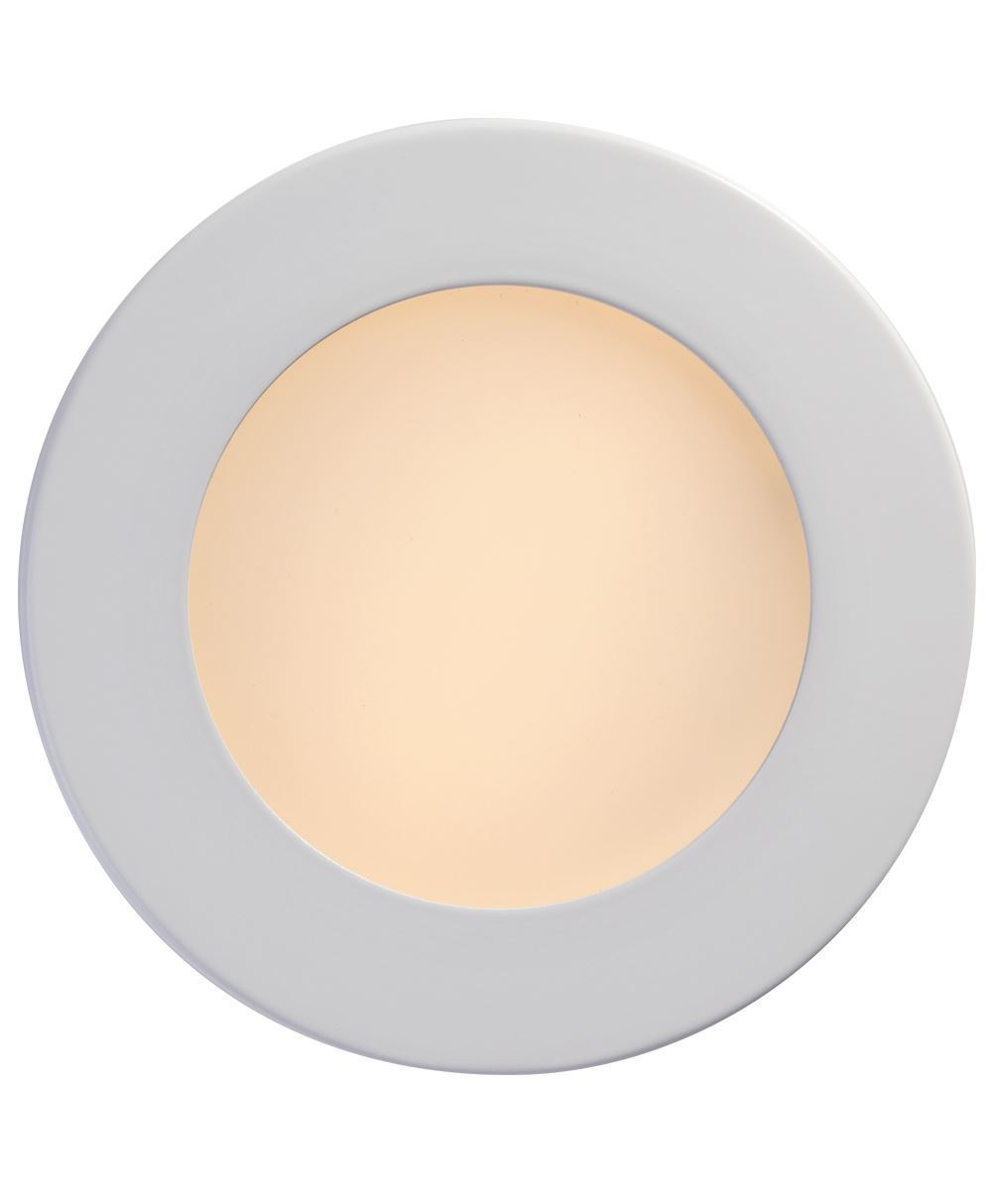 Round LED 4" Recessed slim panel Light Dim-To-Warm from Liteline - MDI