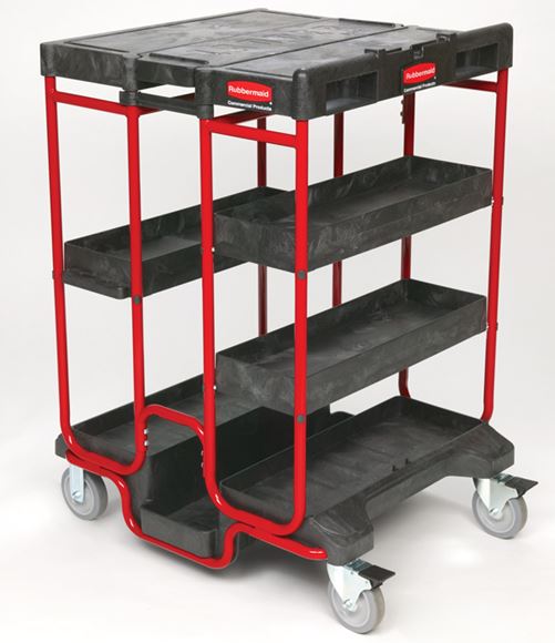 Materials Management Carts HD Carts FG9T5700BLA LADDER CART ...